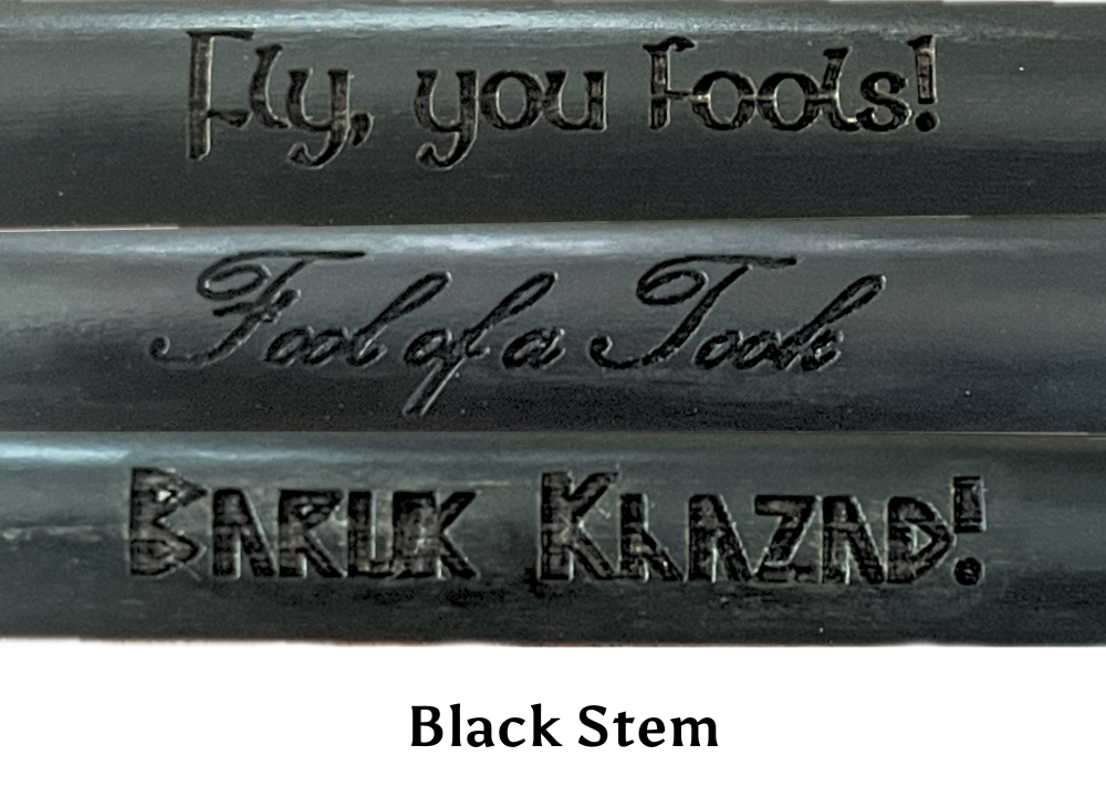 Custom Stem Engraving – MacQueen Pipes