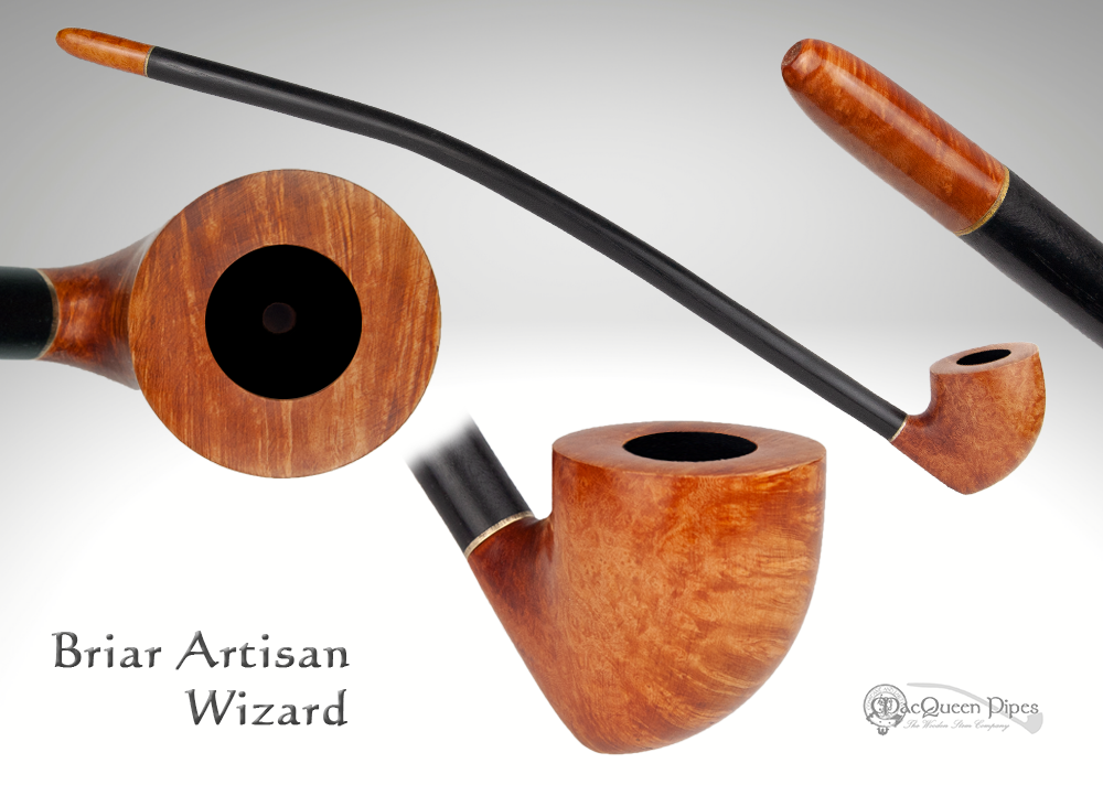 Briar Artisan Wizard – MacQueen Pipes